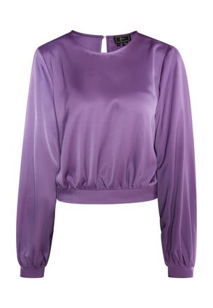 Faina Langarmbluse Damen lila