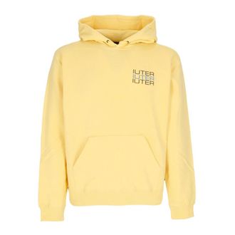Iuter Skull Spine Leichtgewicht Hoodie Gelb - - Sweatshirts & Hoodies - Herren - Gelb - S