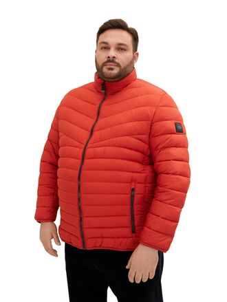 Tom Tailor Herren Plussize Jacke 1035819, 13722 - Rooibos Orange, 3XL Gro&szlig;e Gr&ouml;&szlig;en