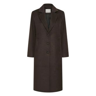 Kaffe Kaninna Blazer Coat - Femme - Manteaux - Brun - Taille: 42 FR