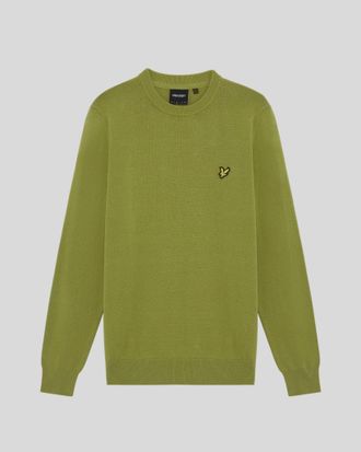 Lyle & Scott Baumwollpullover mit Rundhalsausschnitt