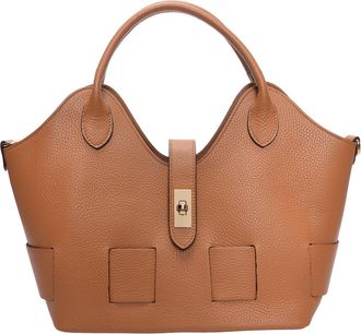 Roberta M Braun Rindsledertasche
