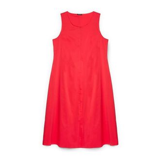 Fiorella Rubino Free Kleid in A-Linie aus Baumwolle - - Dresses - Damen - Rot - 3XL