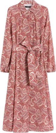 Max Mara Femme, Robes, Rouge, Taille: 42 FR Robe Chemisier