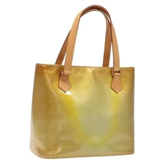 Louis Vuitton Pre-owned Cuir sacs-louis-vuitton - Femme - Pre-owned - Jaune - Taille: ONE Size
