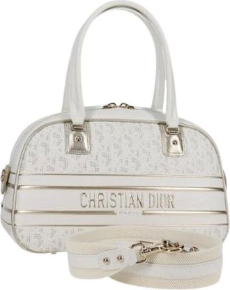 Dior Sac &agrave; main en cuir Pre-owned - Femme - Pre-owned - Blanc - Taille: ONE Size