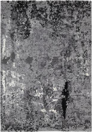 Novel Webteppich Timeline Quantum, Grau, Hellgrau, Dunkelgrau, Textil, Uni, rechteckig, 65x130 cm, in verschiedenen Größen erhältlich, Teppiche