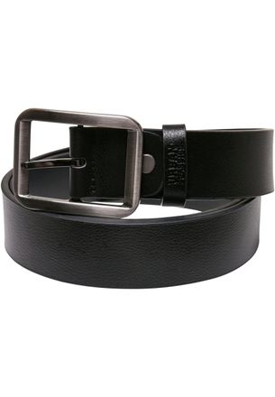 Urban Classics Unisex G&uuml;rtel Synthetic Leather Thorn Buckle Basic Belt black S/M