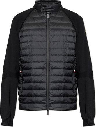 Moncler Homme, Pulls, Noir, Taille: M Day-Namic Cardigan