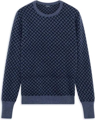 Drumohr Pull &agrave; col rond Razor Blade - Homme - Pulls - Bleu - Taille: 2XL