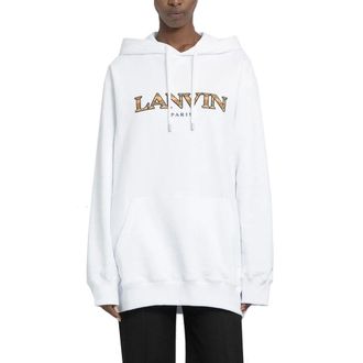Lanvin Womens White Cotton Sweatshirt Clothing