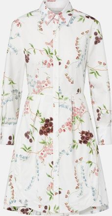 Erdem Robe chemise en coton &agrave; imprim&eacute; floral