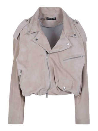 DRHOPE Blouson En Cuir - Couleur Chair