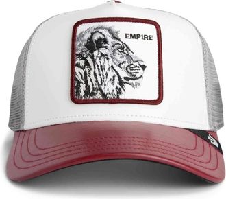 Goorin Brothers unisex, Accessoires, Blanc, Taille: ONE Size Blanca Leon Courtside Empire Trucker Cap