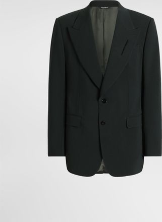 Dolce & Gabbana Sakko Einreihig In Mikroripp-optik - Mann Anz&uuml;ge Und Blazer 52