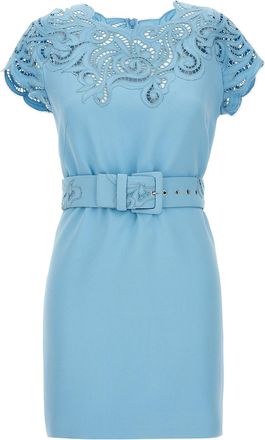 Ermanno Scervino Kurzes Kleid - Hellblau
