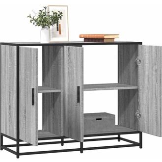 vidaXL Sideboard Grau Sonoma 94x35x76 cm Holzwerkstoff - Vidaxl
