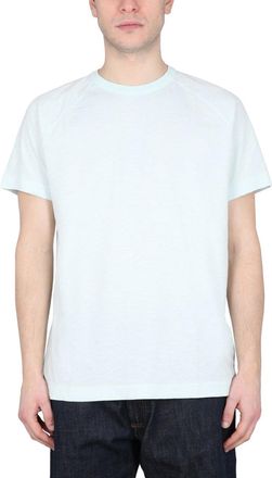 Ymc You Must Create Television Graphic Organic Cotton T-shirt - Blue