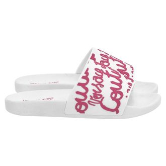 Versace Jeans Couture Femme, Chaussures, Blanc, Taille: 41 EU Pool Slide