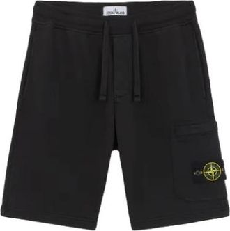 Stone Island Cargo Bermuda Shorts mit Kordelzug - - Shorts - Herren - Schwarzk - S