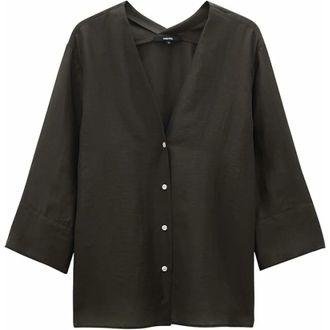 someday Zimonia Bluse - - Blouses & Shirts - Damen - Braun - XL