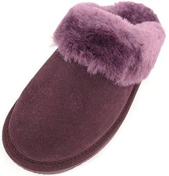 SNUGRUGS Homme Sr939 Pantoufles, Prune, 37 EU