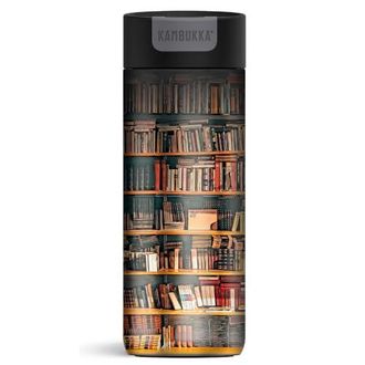 Kambukka Olympus Gobelet isotherme 500 ml - &eacute;tanche, acier inoxydable, isolation sous vide, Snapclean, sans BPA, Library (&eacute;dition limit&eacute;e)