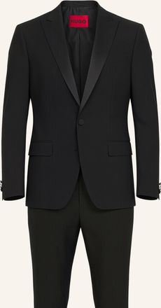 HUGO BOSS Hugo Business Anzug Henry-Getlin254Ev1X Slim Fit schwarz