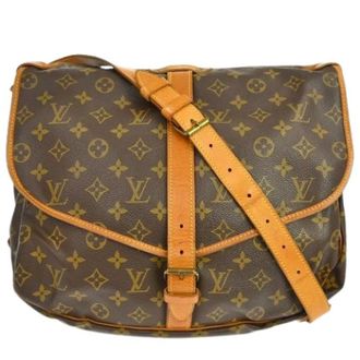 Louis Vuitton unisex, Pre-owned, Brun, Taille: ONE Size Sac &agrave; main Saumur Pre-owned