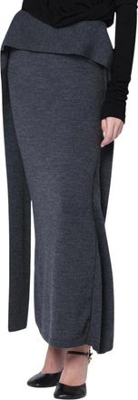 Entire studios Entire Studios, Femme, Jupes, Gris, Taille: 40/42 FR Gonna Lunga