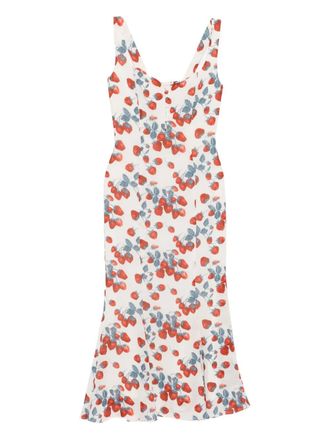 Reformation robe Laine - Blanc