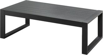 Vente-Unique Table basse de jardin en aluminium - Anthracite - MOLOKAI de MYLIA