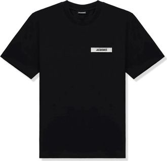 Jacquemus Homme, Tops, Noir, Taille: XS T-Chemises