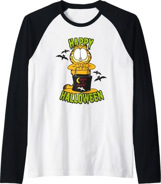 Garfield Halloween-Zeichentrickserie mit lustigen Zombie-Freunden Raglan