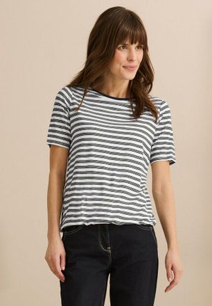 Cecil Rundhalsshirt mit U-Boot-Ausschnitt