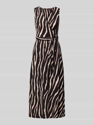 Zero Midikleid mit Allover-Animal-Print