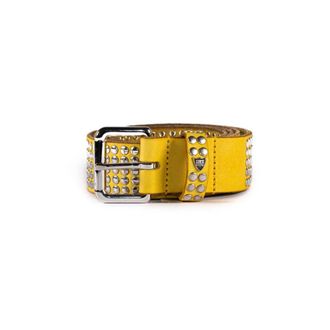 HTC 5.000 Studded Belt - - Accessories - Herren - Gelb - 100 CM