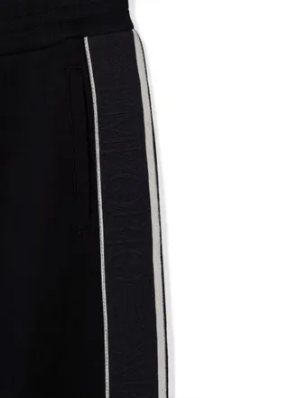 Emporio Armani Stretch Cotton Blend Trousers - Blue