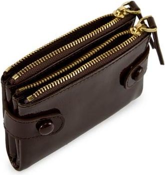 Saison 1865 Porte monnaie en cuir