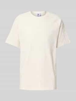 adidas Originals T-Shirt mit geripptem Rundhalsausschnitt