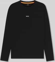 Boss Orange by Hugo Boss Regular Fit Langarmshirt aus Baumwoll-Mix Modell CHARK