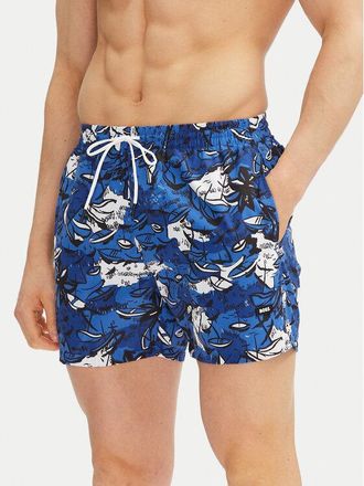 HUGO BOSS Badeshorts Willow 50539931 Blau Regular Fit