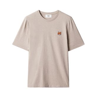Maison Kitsun&eacute; Maison Kitsune T-Shirts und Polos Beige - - Tops - Herren - Beige - XL