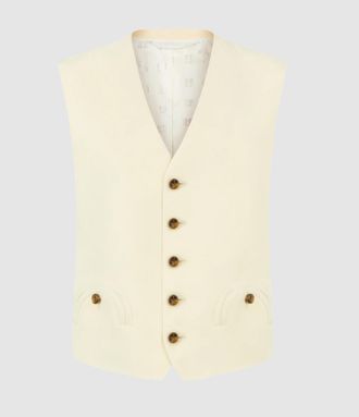 Blaz&eacute; Milano Gilet Feral Savannah Butter