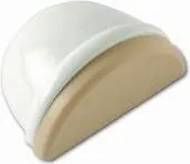 Brinox Holzstopper, Luxe, selbstklebend, Holz, Lacado weiß, 1 unidad