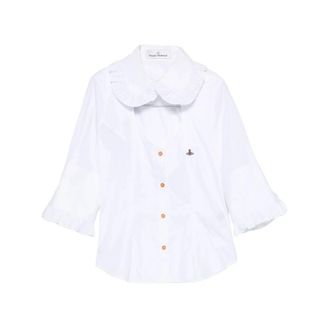 Vivienne Westwood Toulouse Frill Shirt - - Blouses & Shirts - Damen - Wei&szlig; - M
