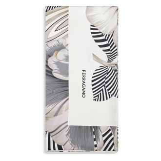 Ferragamo Femme, Accessoires, Multicolore, Taille: ONE Size Foulard en Soie Imprim&eacute; Brezza