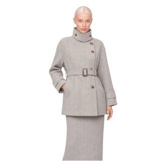 Kocca Manteau ceintur&eacute; - Femme - Manteaux - Beige - Taille: 40 FR