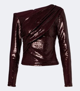 Roland Mouret Top mit Pailletten