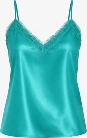 Worldclassca Top Spaghetti Lace Trim Top